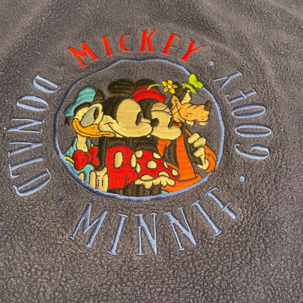 Vintage Goofy Donald Mickey Minnie Disney Store Fleec… - Gem